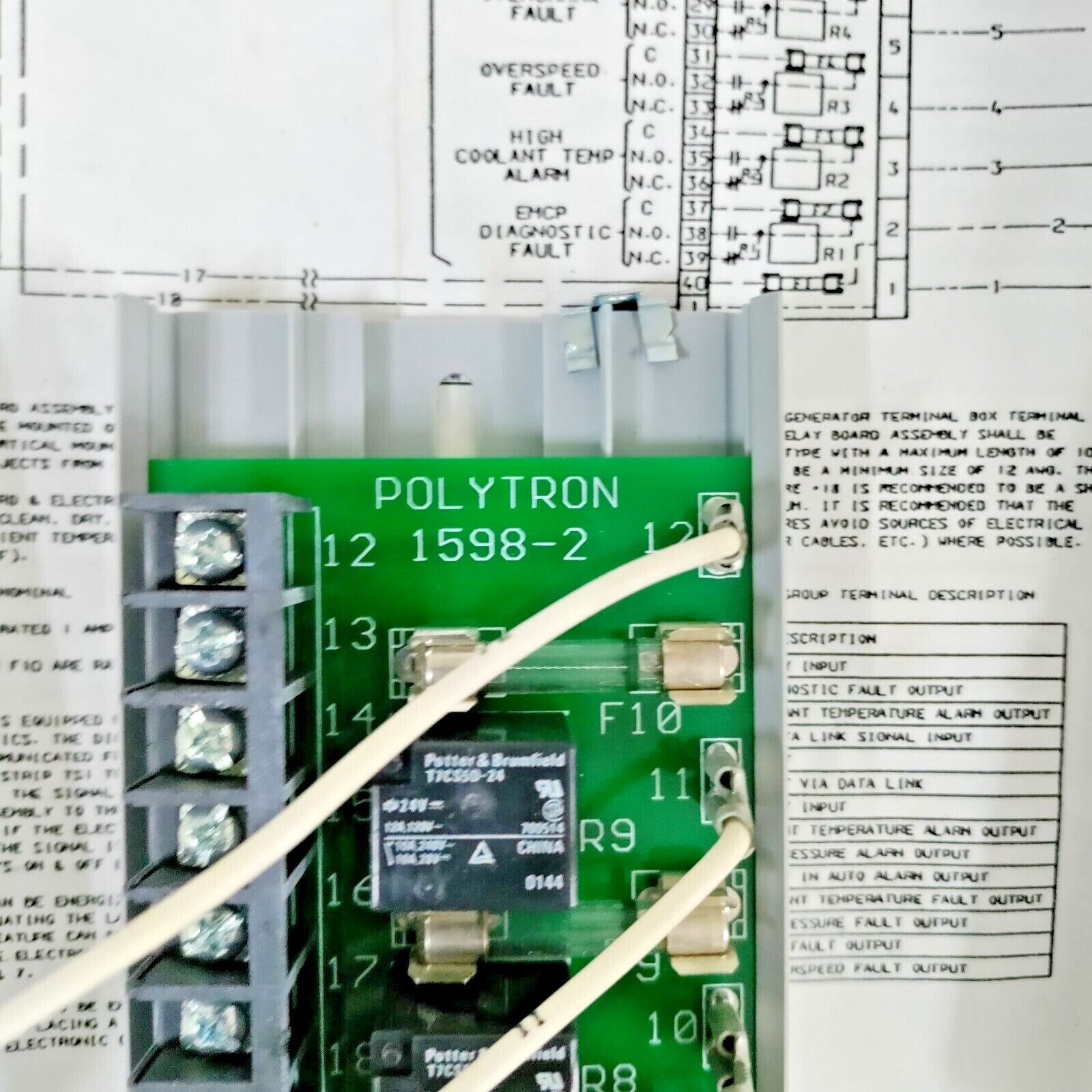 POLYTRON 1639, CATERPILLAR 9Y6497 *NEW IN BOX* CIRCUIT BOARD