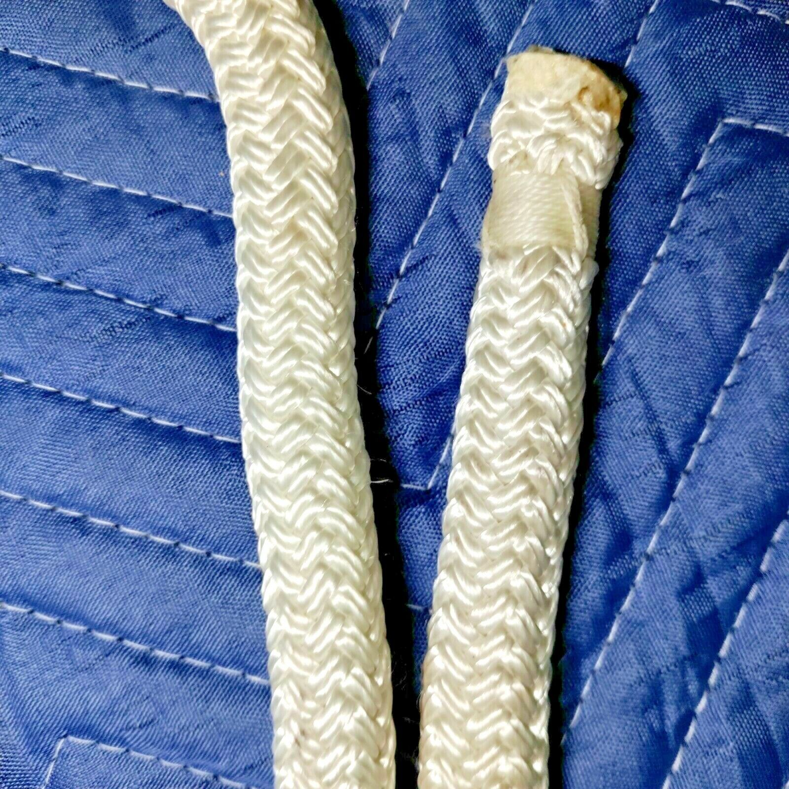 ANCHOR LINE 70 FEET OF BRAIDED 3/4 INCH LINE SHACKLED TO 30 FEET OF G3