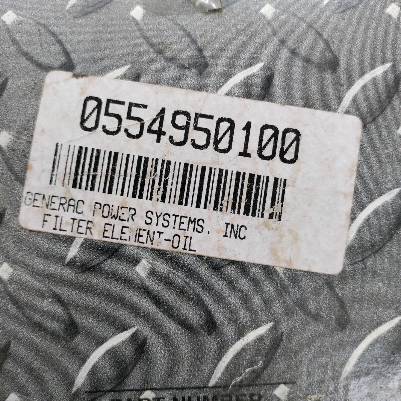 0554950100, OIL FILTER, GENERAC GENERATOR NEW IN BOX