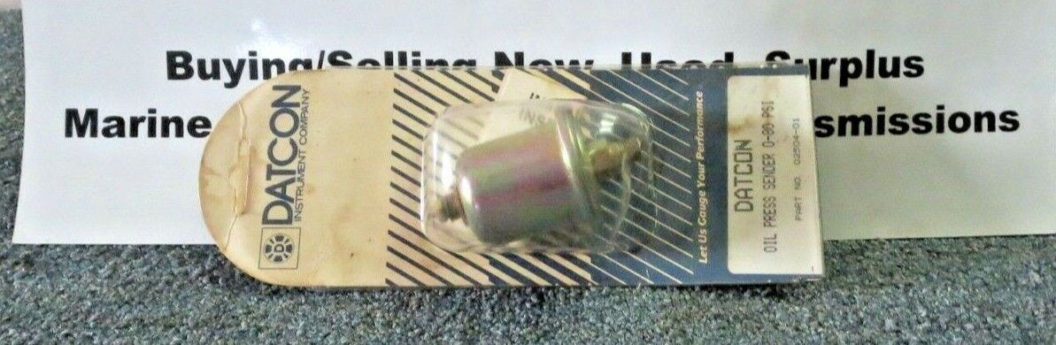 DATCON INSTRUMENT CO. 02504-00 - Oil Pressure Senders (Standard Duty)