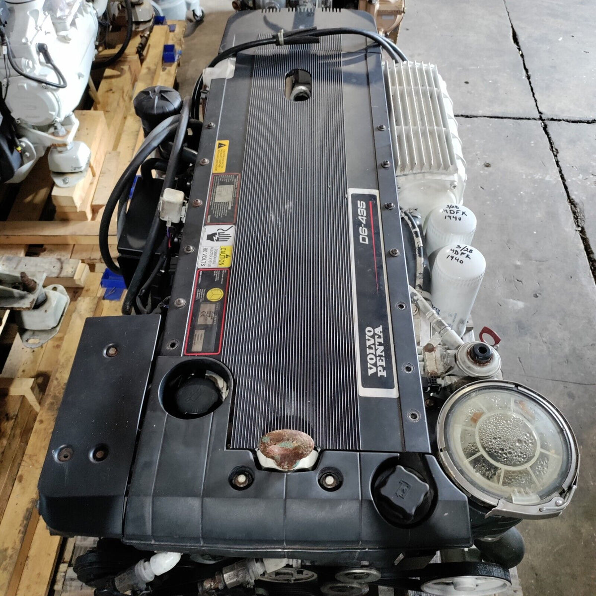 VOLVO PENTA D6-435 6CYL, TURBO CHARGED/ AFTERCOOLED DIESEL MARINE BOBT