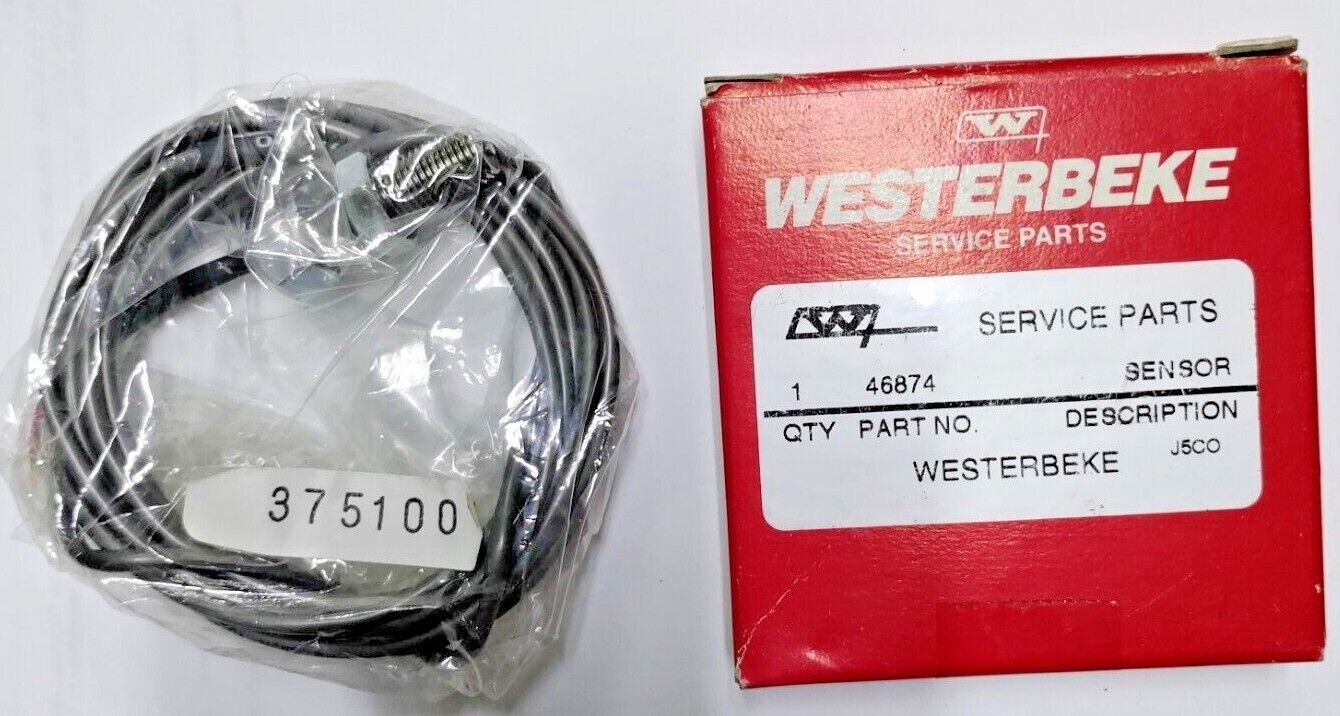 46874 WESTERBEKE ENGINE COOLANT TEMPERATURE SENSOR NEW IN BOX w / FREE